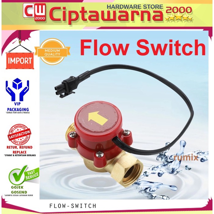 Jual Flow Switch Otomatis Elektrik pompa air Drat Inlet 1" Drat Outlet ...