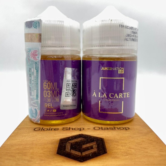 Jual Ala Carte Cream RAISIN 60ml Freebase by Juicenation Liquid ...