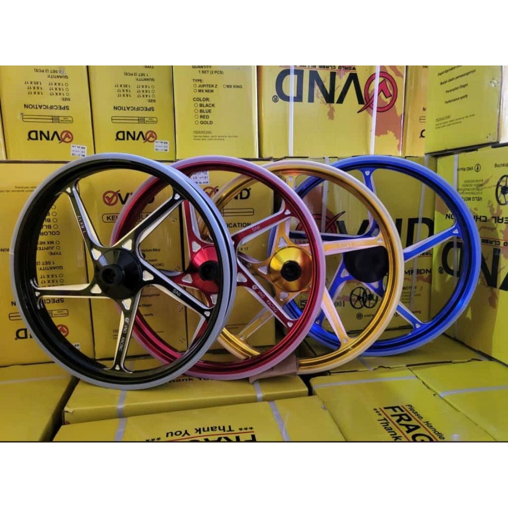 Jual velg pelek velek VND tipe AK55 AK 55 model enkei palang 5 jupiter ...