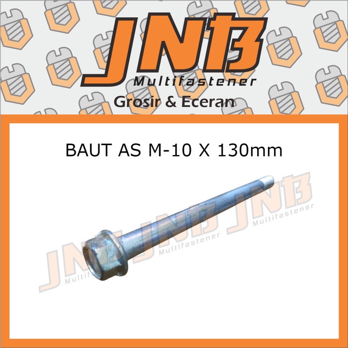 Jual BAUT AS M10 X 130mm BAUT AS RODA MOTOR DEPAN BELAKANG | Shopee ...