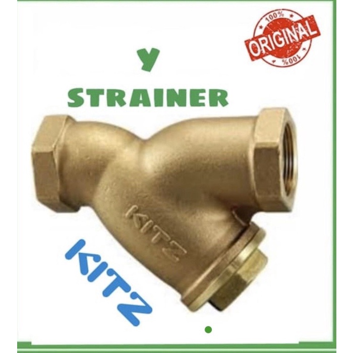Jual Y STRAINER 1 Inch Kitz Kuningan / Brass Drat Kitz Original ...