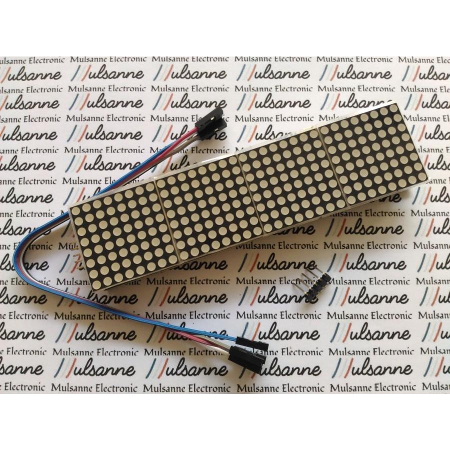 Jual Modul Display Dot Matrix LED 8x32 / 32x8 Max7219 Max 7219 Moving ...