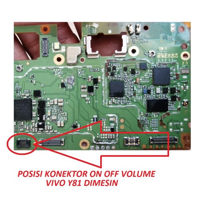 Jual COMPATIBLE FOR VIVO Y83 Konektor On Off Volume di mesin 10 pin Fpc On Off Volume 1Pcs ...