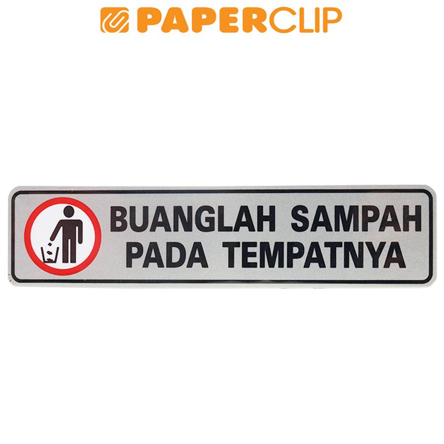 Jual SIGN MG 3A SL 21 BUANGLAH SAMPAH PADA TEMPATNYA | Shopee Indonesia