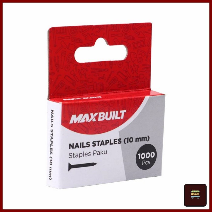 Jual MAXBUILT Step Gun Refill / Isi Ulang Staples Tembak Tipe Nail 10 ...
