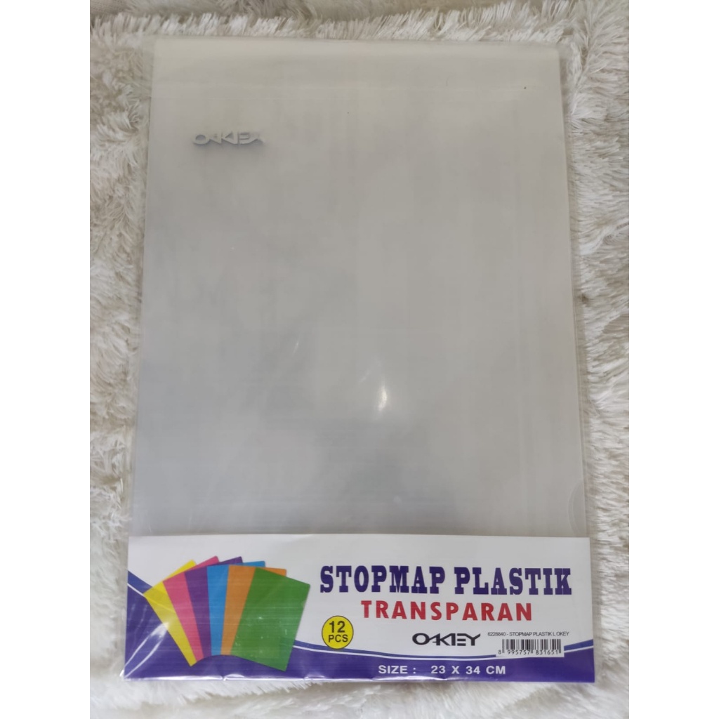 Jual OKEY Stopmap L Plastik Bening | Shopee Indonesia