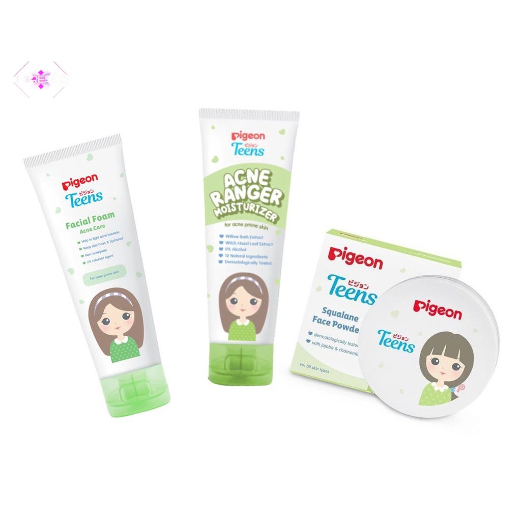 Jual Pigeon Teens Paket Acne Ranger -3pcs ( Foam Acne 40ml+Ranger Mois ...