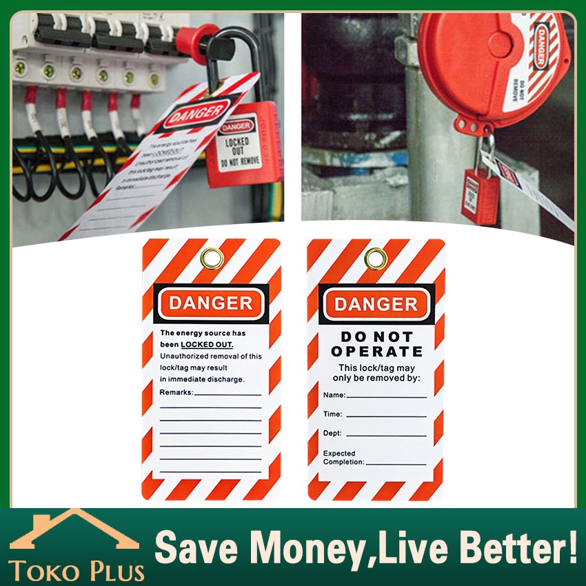 Jual Tag Out LOTO PVC Danger Do Not Operate - Loto Tag Safety Padlocks ...