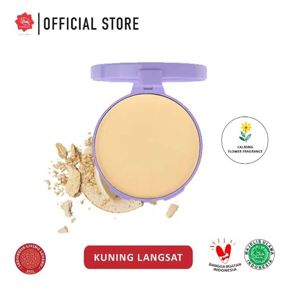 Jual Terlaris! VIVA Compact Powder 19gr LILAC - Bedak Padat | Shopee ...