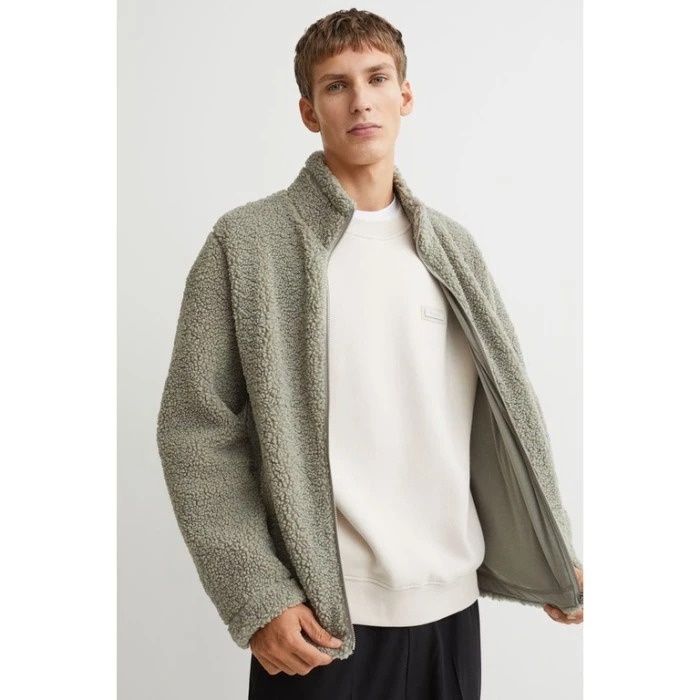 Jual Jaket Serpha Bulu polos Korean Style Jacket Sherpa Premium ...