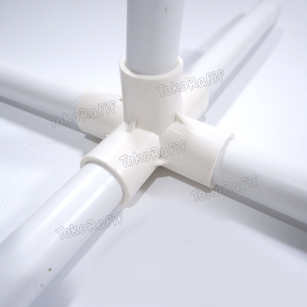 Jual Fitting Pipa PVC 1/2 inch, 3 Way, 4 Way, 5 Way, Knee, Tee | Shopee Indonesia