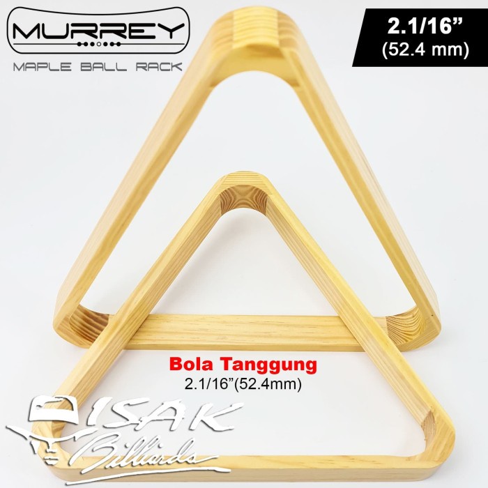 Jual Murrey Maple Ball Rack 2.1/16" Bola Tanggung Rak Segitiga Billiard ...