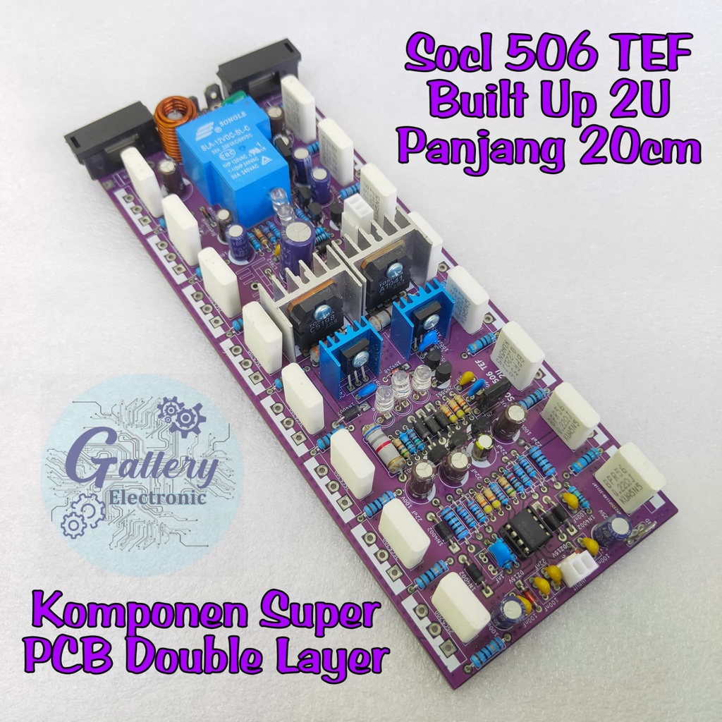 Jual Kit Power Super OCL SOCL 506 TEF Built Up 2U 20 CM PCB Doubel ...