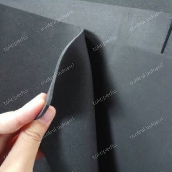 Jual spon Eva / spon matras / spon hitam lembaran tebal 5mm 100cm x ...