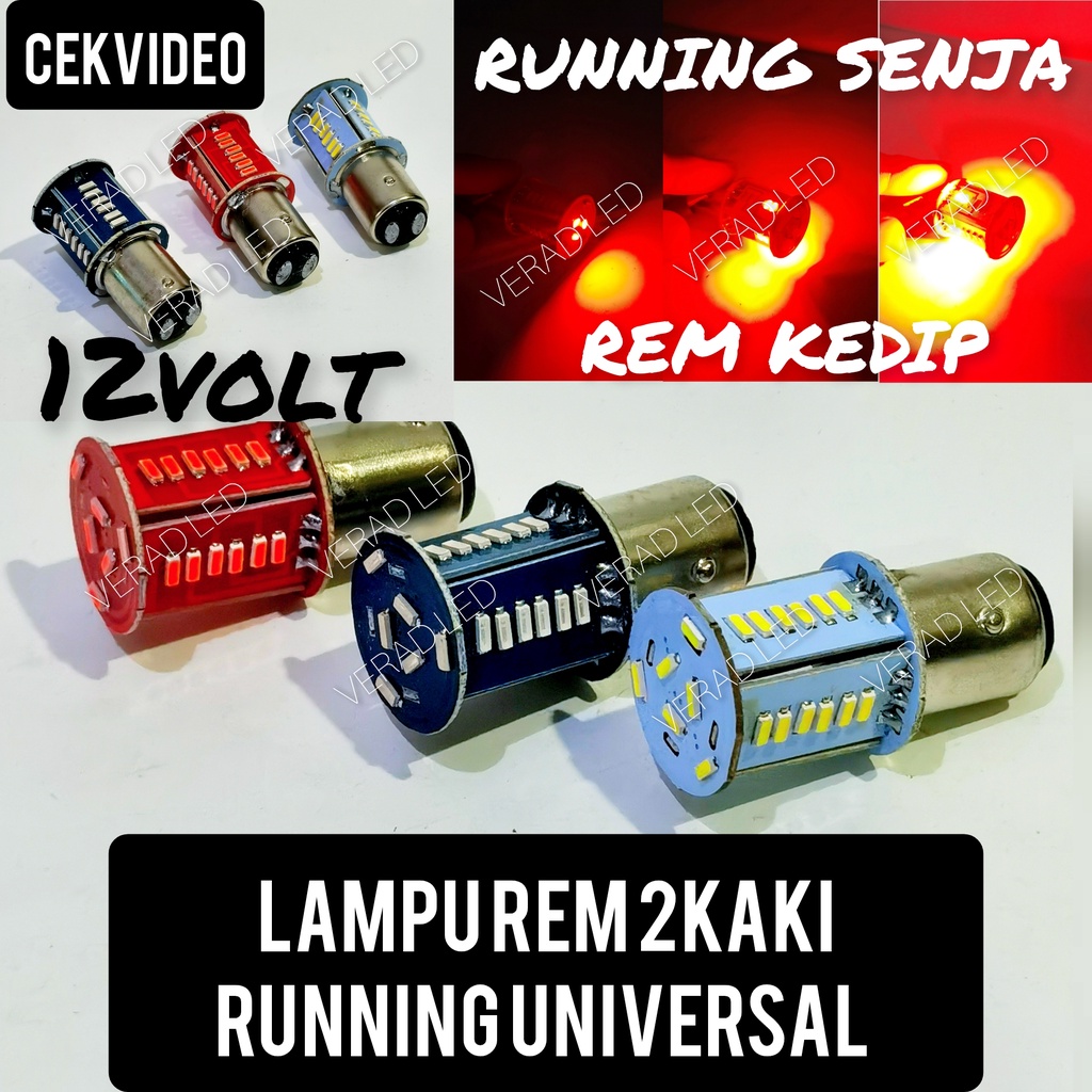 Jual LAMPU REM RUNNING KEDIP 30 LED 2 KAKI 1157 UNIVERSAL 12V MOTOR ...