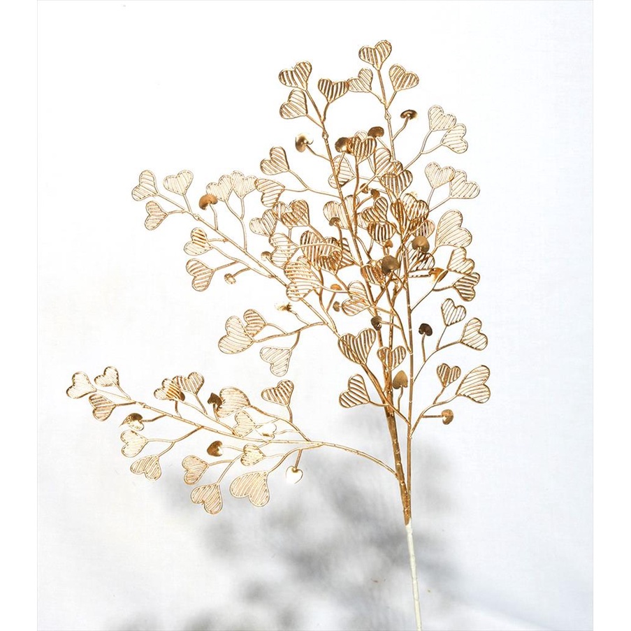 Jual Small Love Leaf Gold Artificial Daun Emas Bentuk Hati Bunga ARD-43 ...