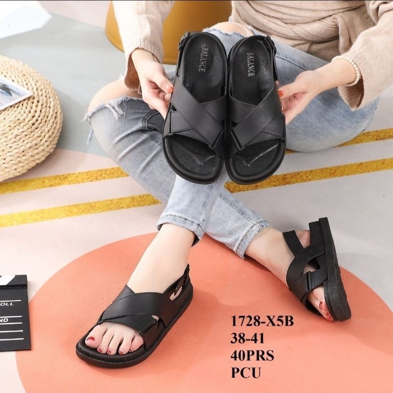 Jual BALANCE 1728-X5B SILANG / SANDAL SIMPEL | Shopee Indonesia