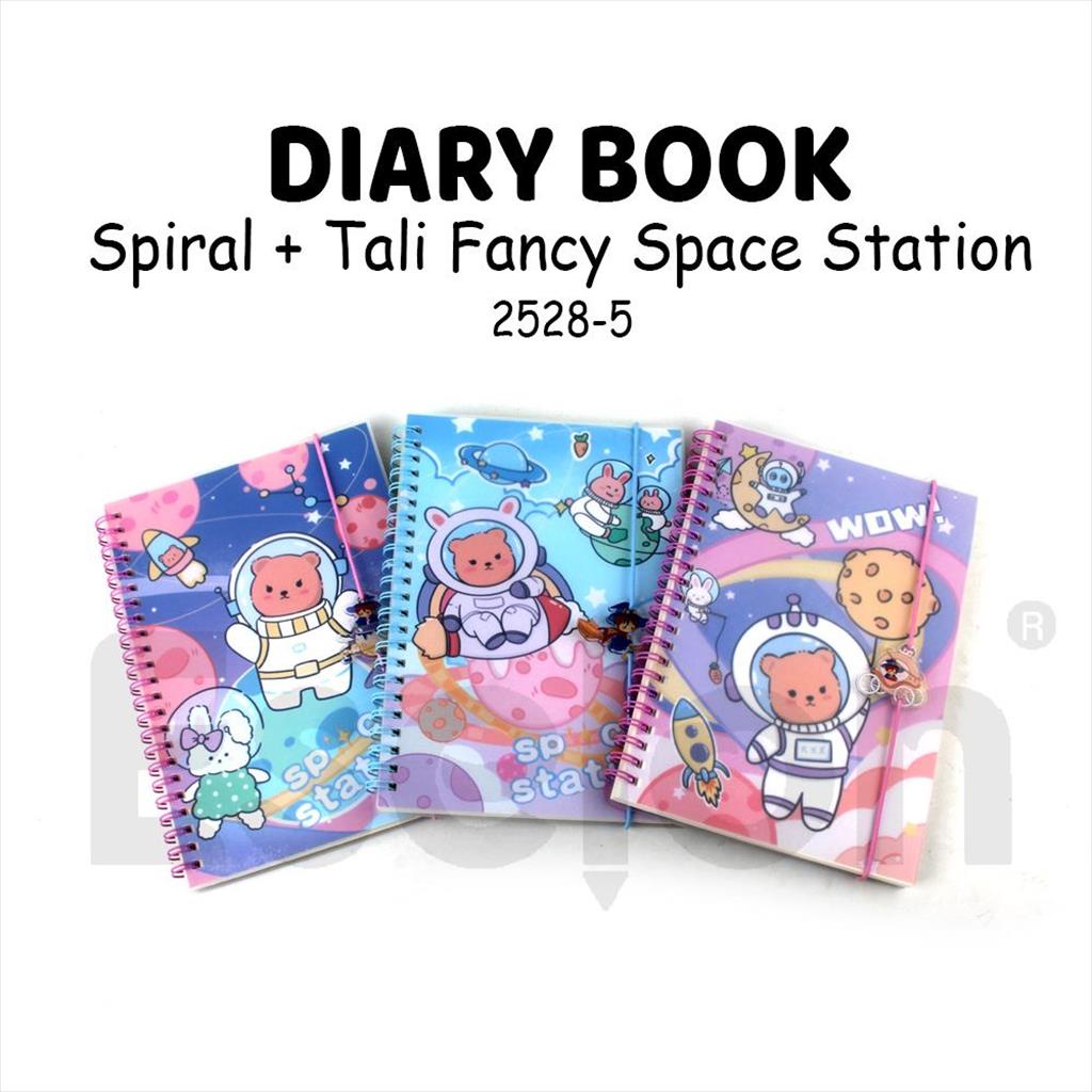 Jual Diary / Notebook Spiral A5 + Tali Space Station 2528-5 / Notebook ...
