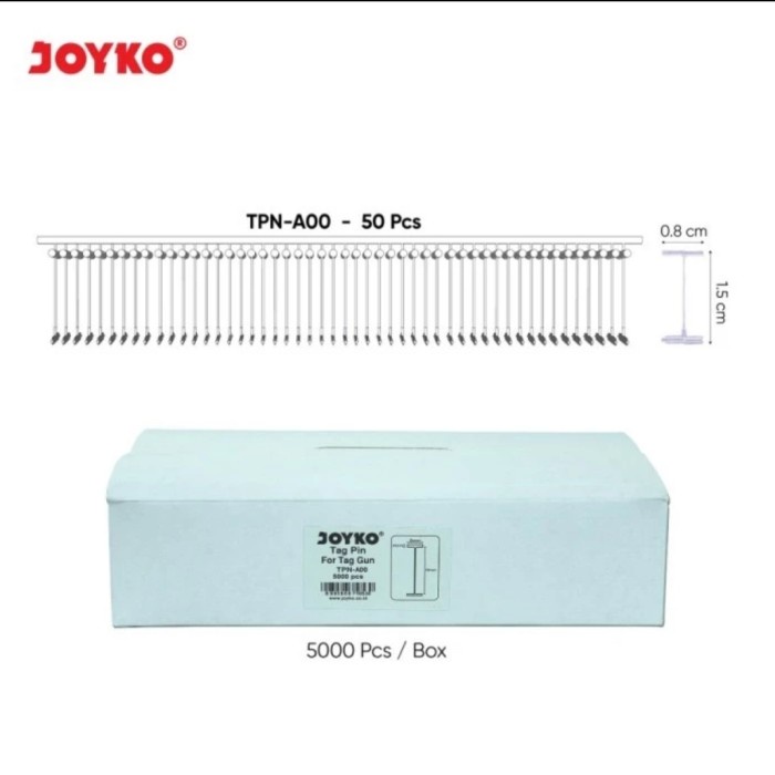 Jual Refill Tag Gun Label / Barcode Harga JOYKO TPN-A00 - Tag Pin 1Box ...
