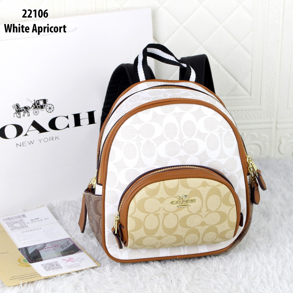 Jual TAS RANSEL COACH COURT BACKPACK 22106 (FREE PAPERBAG) | Shopee ...