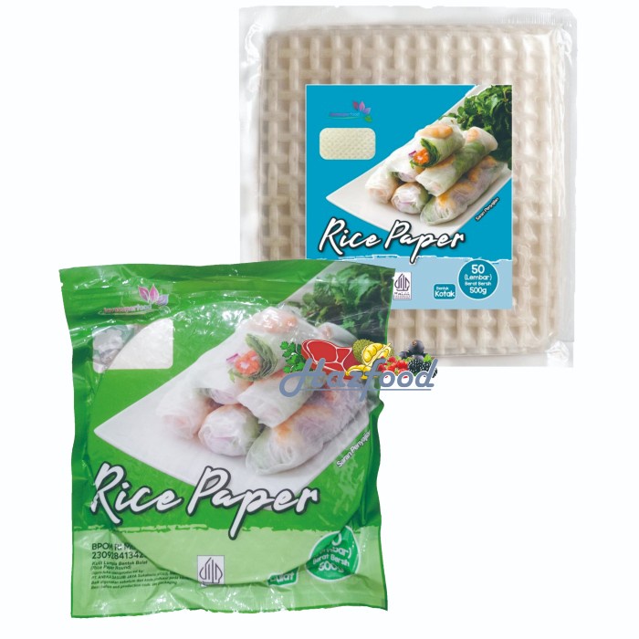Jual Java Super Food Rice Paper|Kulit Lumpia 500gr|50 Lembar | Shopee ...