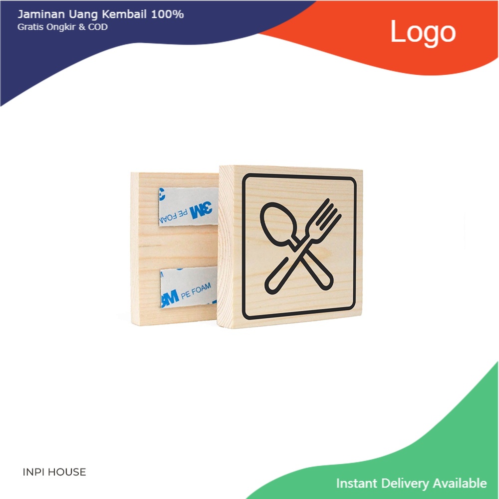 Jual sign system pantry - pantry area - papan tanda ruang kitchen ...