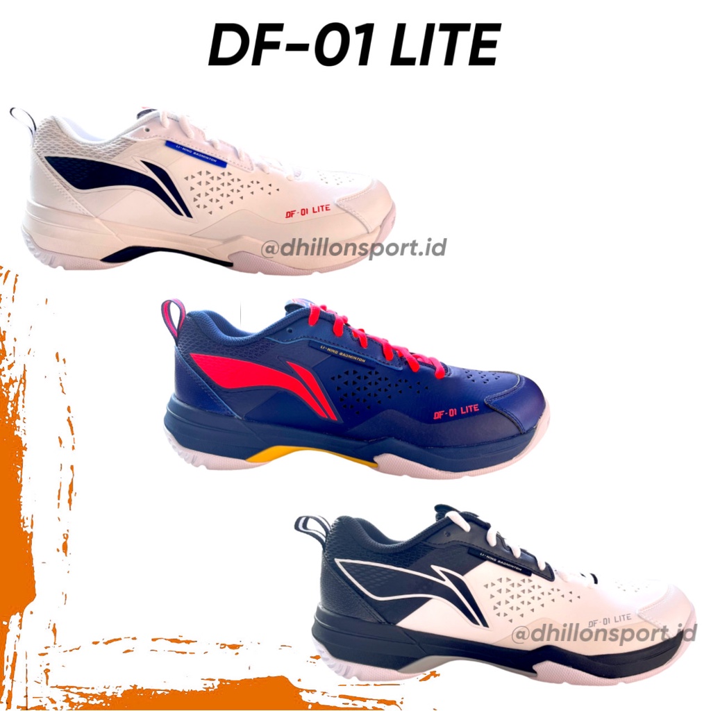 Jual Sepatu Badminton Lining DF-01 LITE Original / Li-Ning Shoes DF01 ...