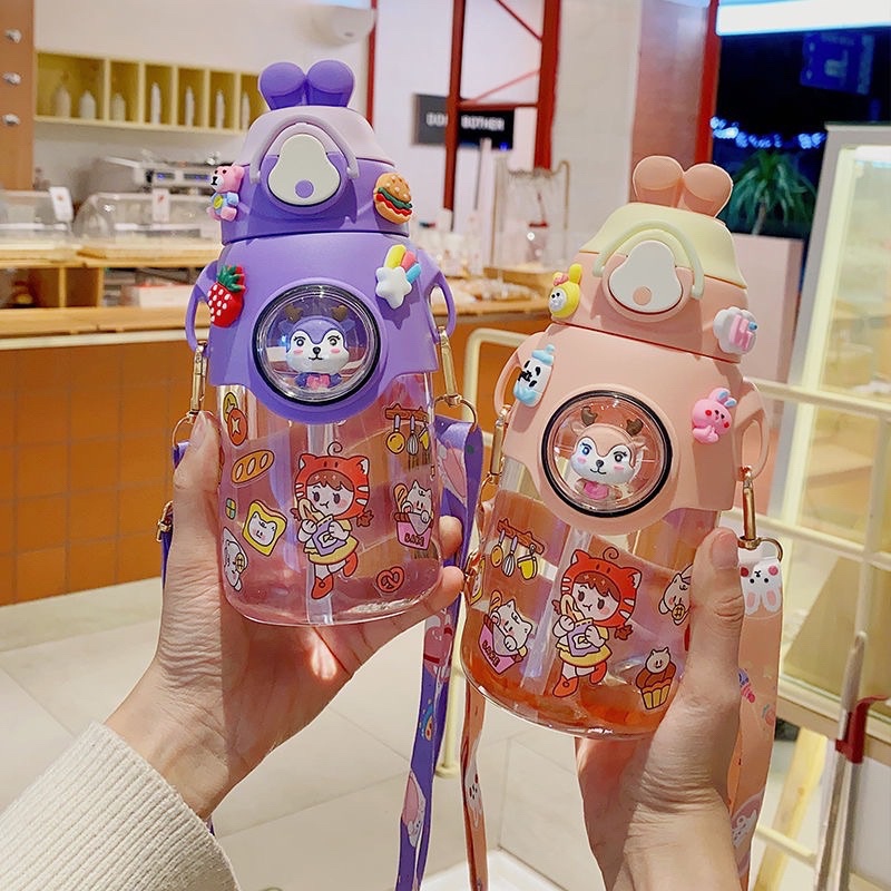 Jual BOTOL MINUM ANAK COOKY BPA FREE Kapasitas 750ml Karakter Lucu ...
