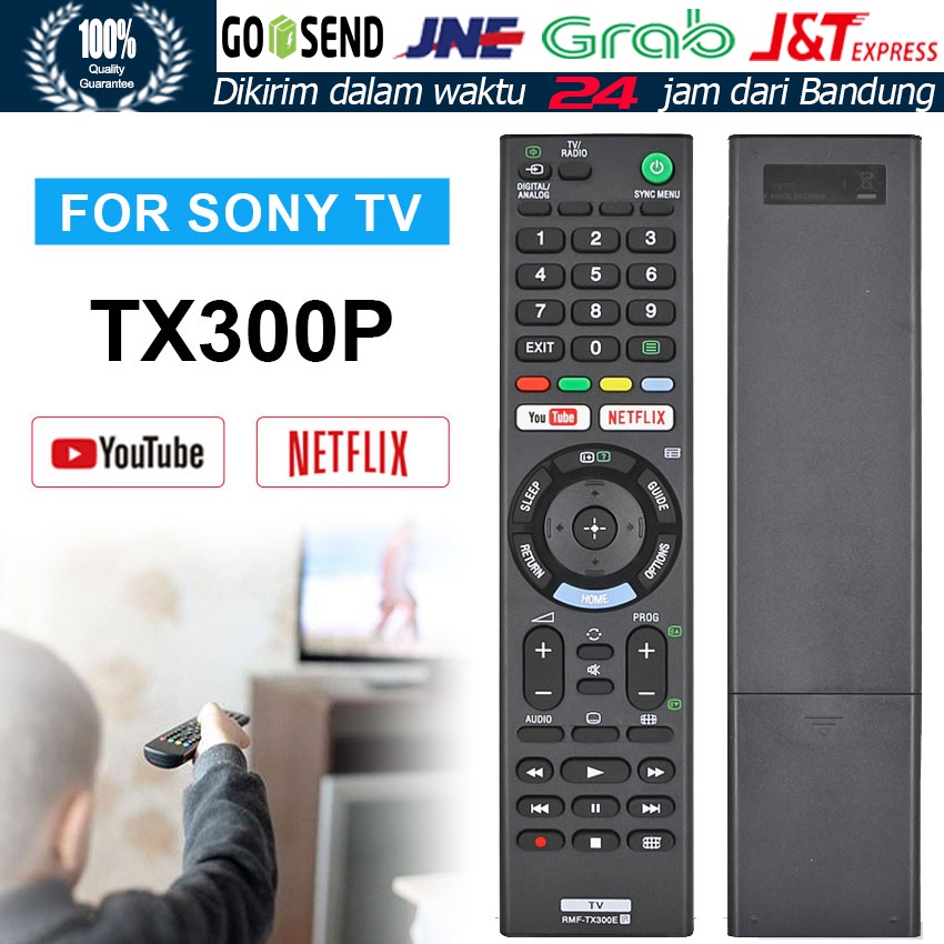 Jual RMT-TX300P Remote Kontrol TV Sony Yang Cocok Untuk YouTube ...