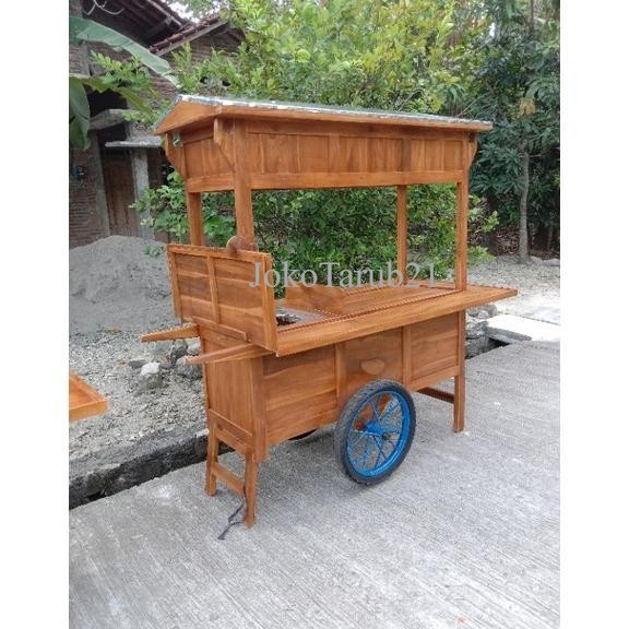 Jual Gerobak angkringan grobak kayu grobak kopi atau robang angkringan ...