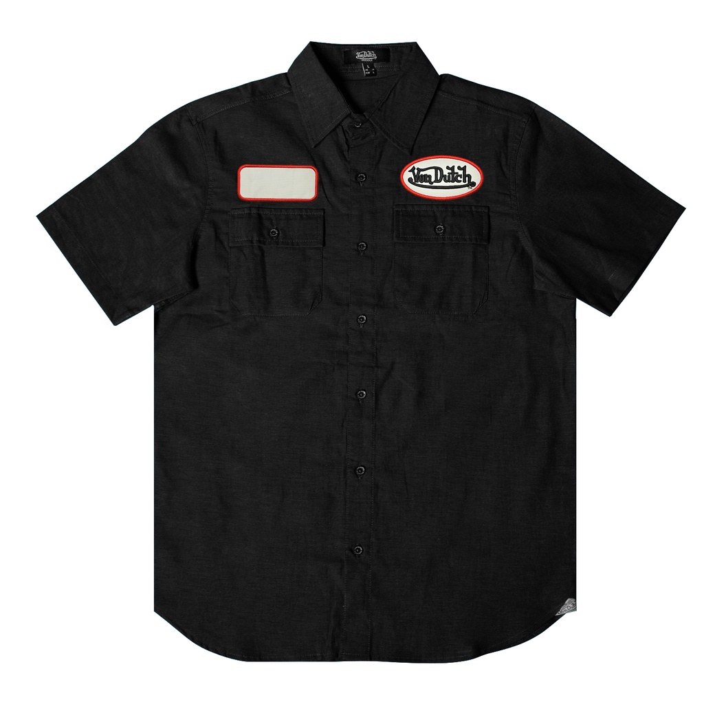 Jual Von Dutch Workshirt 0873 Black | Shopee Indonesia