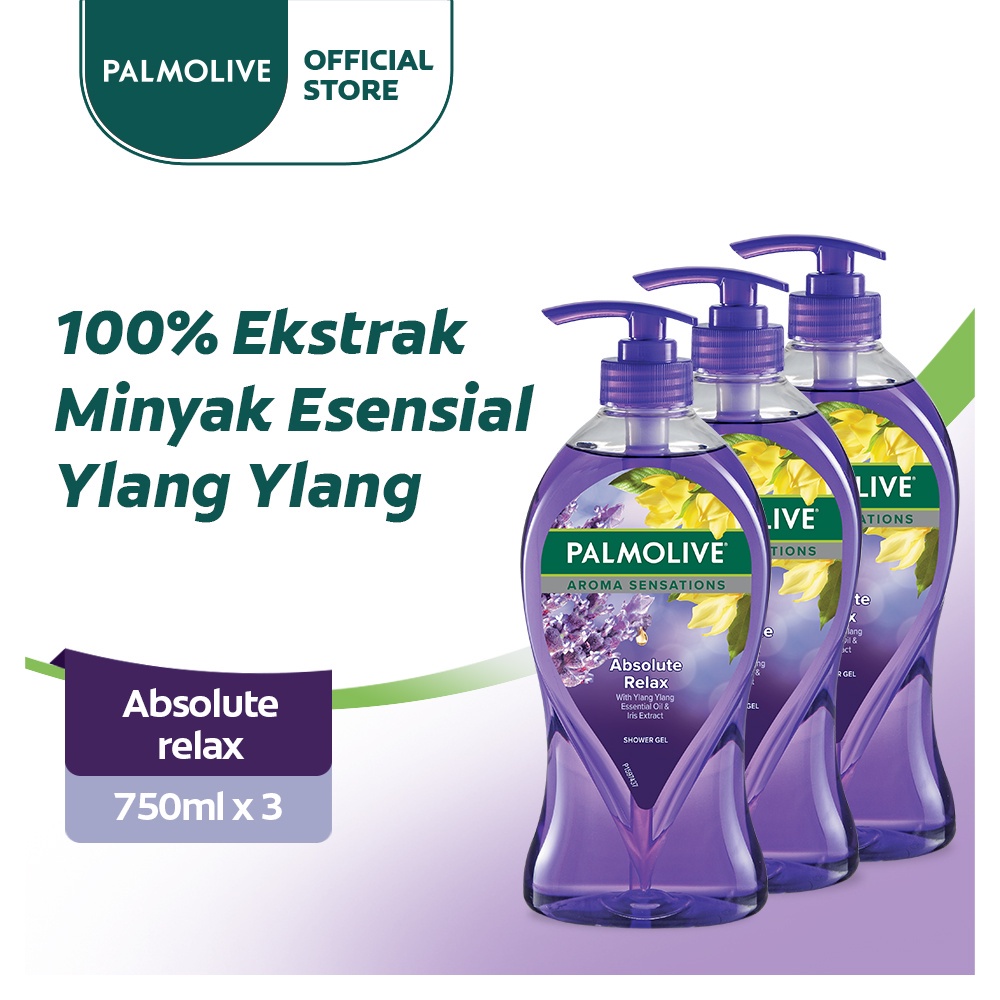 Jual Palmolive Aromatherapy Shower Gel Absolute Relax 750ml - Sabun ...
