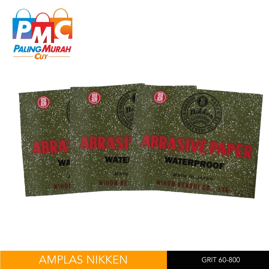 Jual Amplas / Ampelas / Hamplas / Hampelas NIKKEN Grit 60 - 800 ...