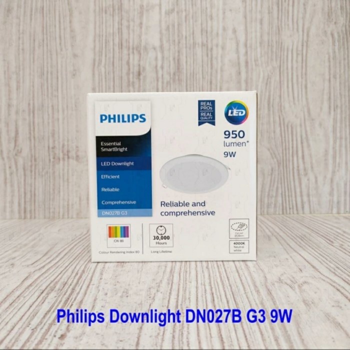 Jual Downlight LED Philips DN027B 9 Watt G3 9W 9 W 9Watt 5 inch 5" 5inch | Shopee Indonesia