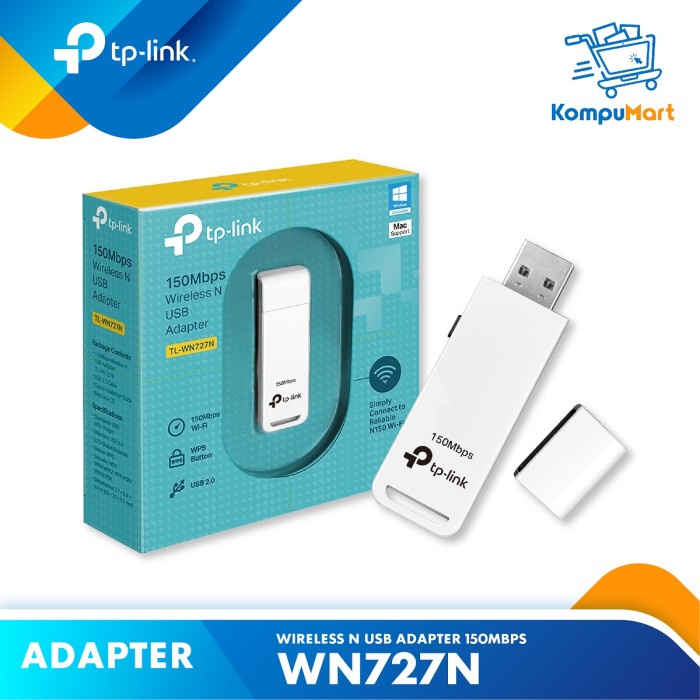 Jual USB Wifi TP-Link Wireless N USB Adapter TL-WN727N 150Mbps | Shopee ...