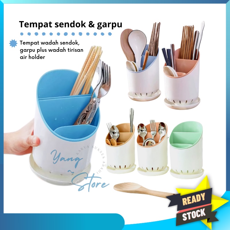 Jual YGS - E204- Tempat Sendok Garpu Dengan Tirisan - Cultery Holder ...