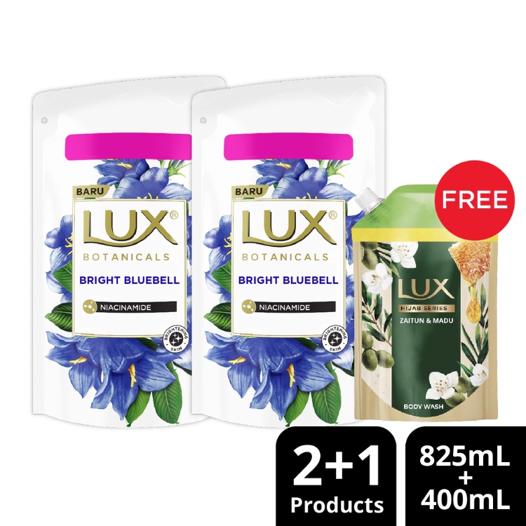 Jual Buy 2 Lux Bluebell 825ml FREE Lux Hijab 400ml | Shopee Indonesia
