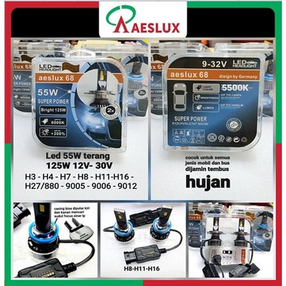 Jual LED H4 Aeslux 68 H4 | Shopee Indonesia