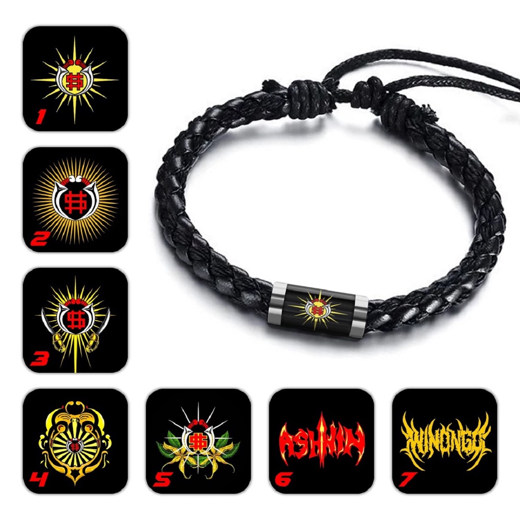 Jual GELANG TALI KULIT KEPANG GAMBAR CUSTOM SILAT PSHW SH WINONGO TUNAS ...