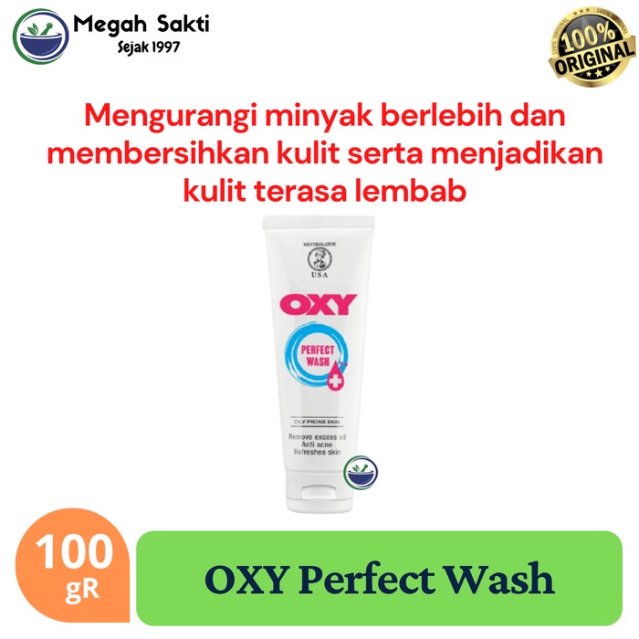 Jual MGS - OXY Perfect Wash 100 gR - Sabun Cuci Muka Segar Dingin ...