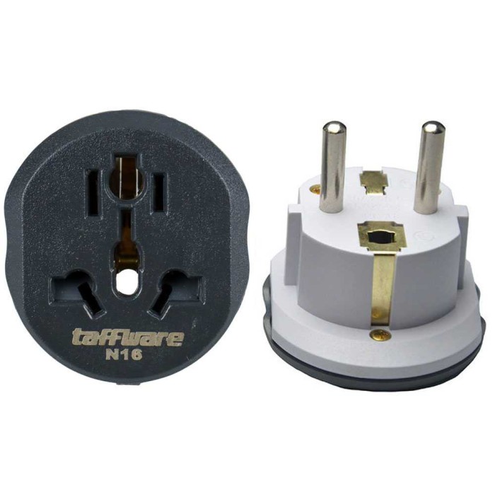 Jual Colokan Universal Loop Travel Adapter AU US UK to Kaki 2 EU Plug ...