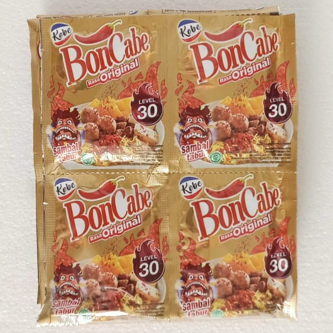 Jual KOBE BON CABE SAMBAL TABUR ORIGINAL (Renceng isi 12 sachet ...