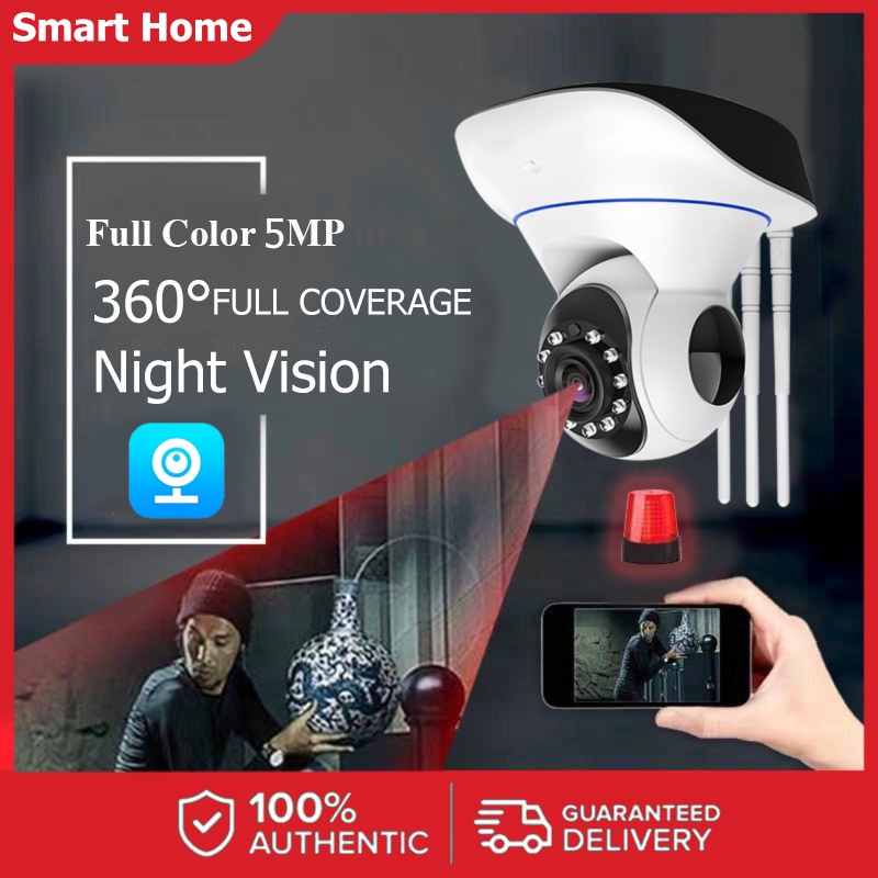 Jual 360° IP Camera CCTV 5MP Smart Net CT V380 Q6 Wifi HD 1080P/Kamera ...