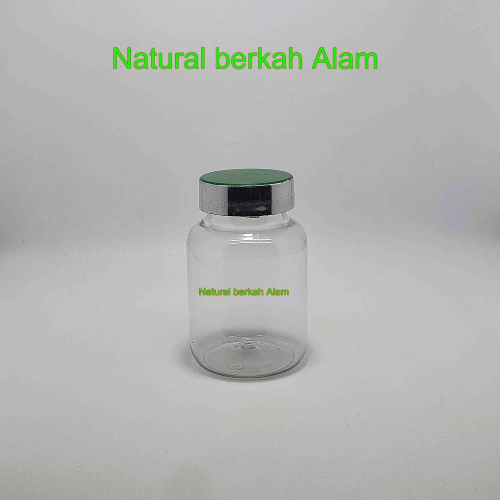 Jual Botol 135 ml Omega Natural Cap List Silver / Botol Obat / Botol ...