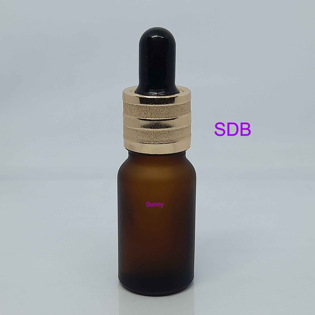 Jual Botol Kaca 10 ml Amber Frosted Br Tutup Alumunium Combo Pipete ...
