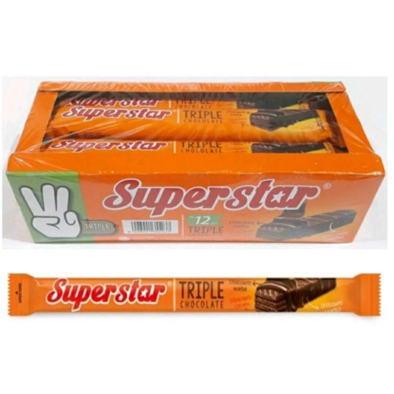 Jual Roma SuperStar Triple Chocolate box (21 bks x 16g) | Shopee Indonesia