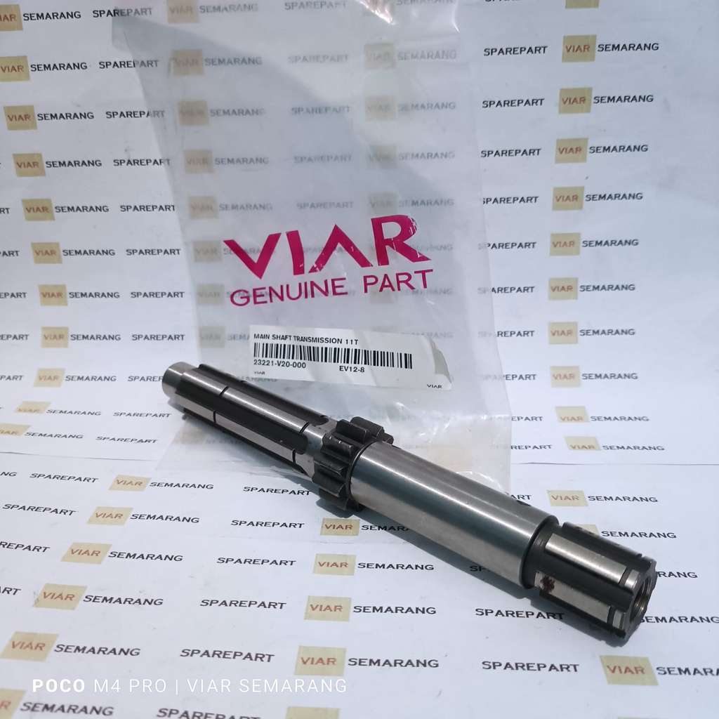 Jual As Mainshaft viar 200 cross x / as rasio transmisi viar cross x ...