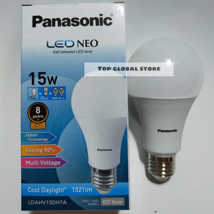 Jual Lampu LED Panasonic NEO 15W 15 W Bulb Bohlam Original Japan Quality | Shopee Indonesia
