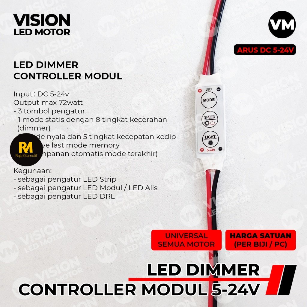 Jual LED DIMMER CONTROLLER / MODUL KONTROL DIMMER LED | Shopee Indonesia