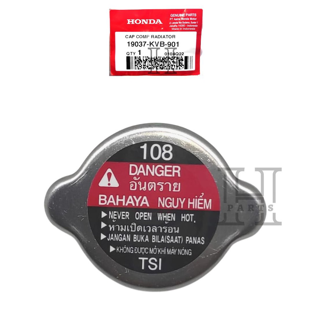 Jual TUTUP RADIATOR BESI CAP COMP RADIATOR VARIO 110 125 FI KARBURATOR ...
